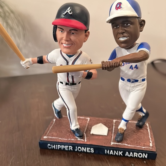 Other | Atlanta Braves Hank Aaron Chipper Jones Bobblehead | Poshmark